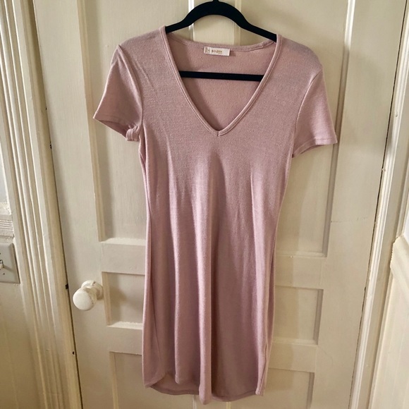 Aritzia | Dresses | Aritzia Bodycon Dress In Abby Pink | Poshmark